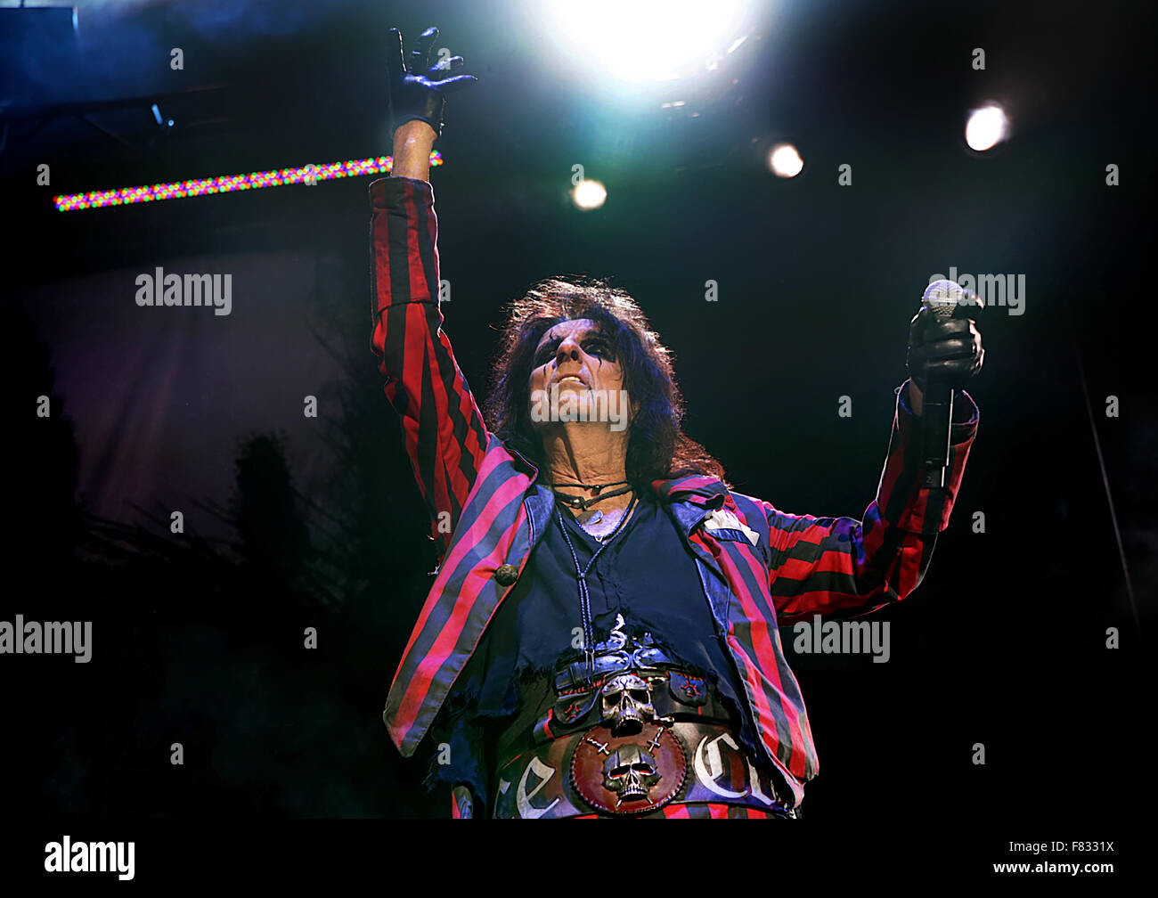 Alice Cooper performing at Manchester Arena Featuring: Alice Cooper ...