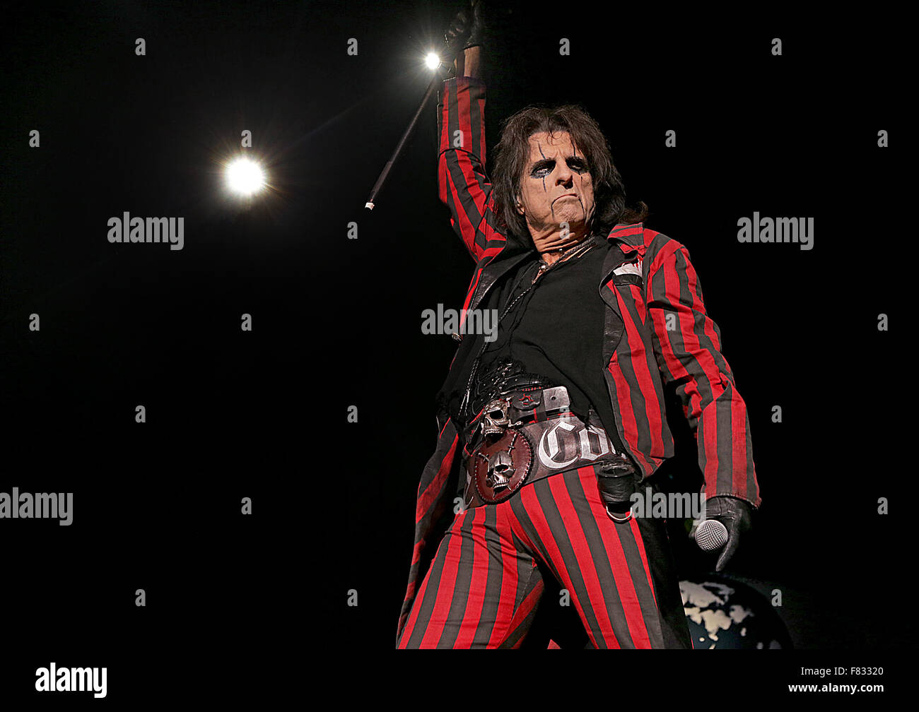 Alice Cooper performing at Manchester Arena Featuring: Alice Cooper ...