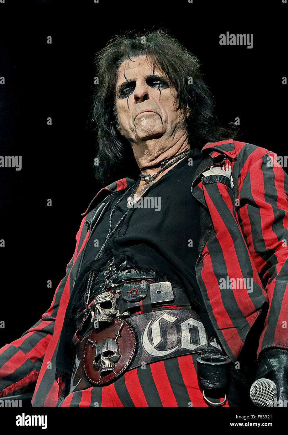 Alice Cooper performing at Manchester Arena Featuring: Alice Cooper ...