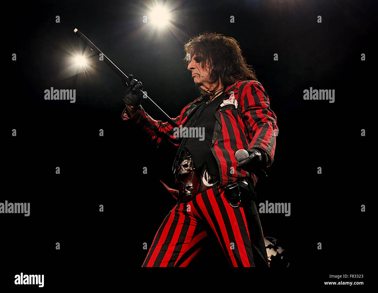 Alice Cooper performing at Manchester Arena Featuring: Alice Cooper ...