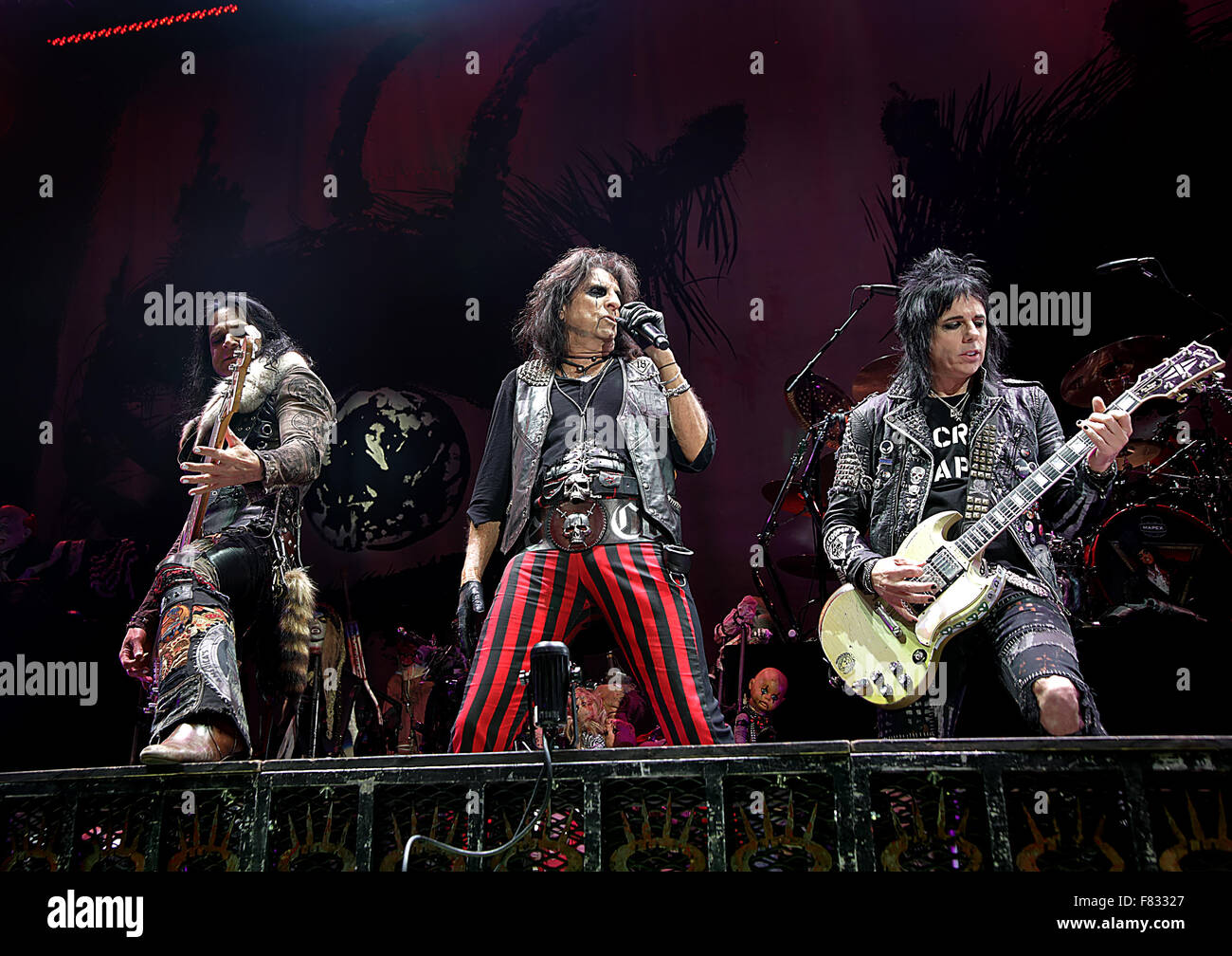 Alice Cooper performing at Manchester Arena Featuring: Alice Cooper ...