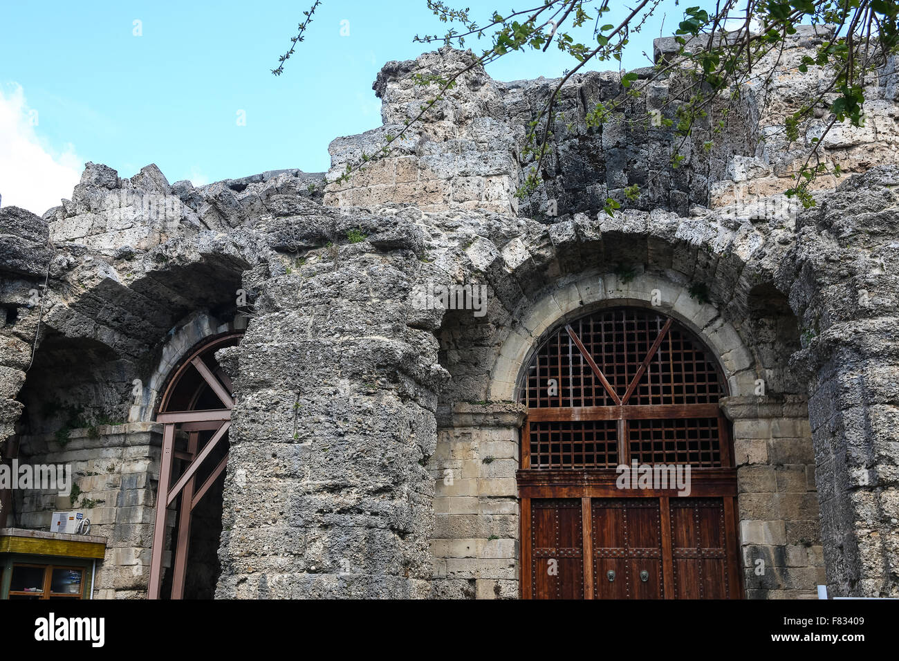 Ancient Side ruins in Turkey Kemer Antalya Stock Photo - Alamy