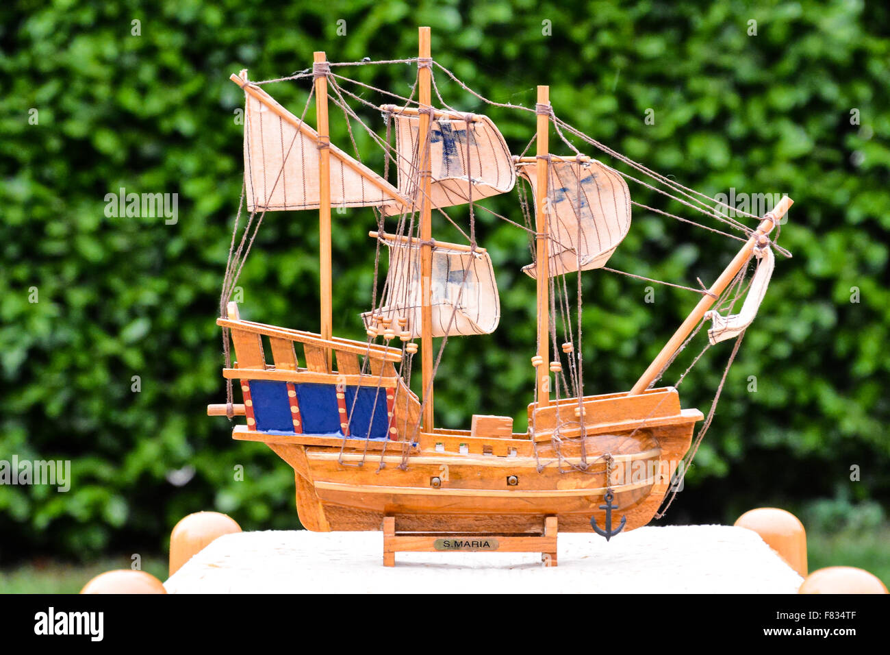Ship Santa Maria Stock Photo - Alamy