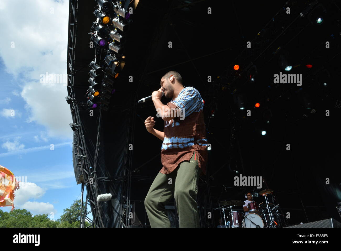Criolo Brazilian Rapper and Soul Singer, Open Air Stage, WOMAD 2015 ...