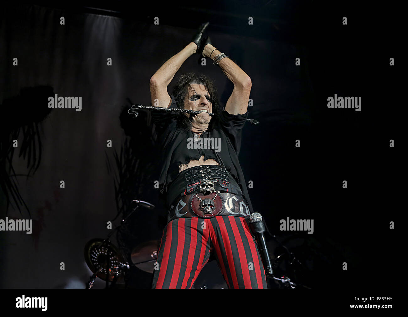 Alice Cooper performing at Manchester Arena Featuring: Alice Cooper ...
