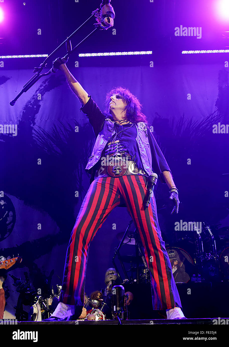 Alice Cooper performing at Manchester Arena Featuring: Alice Cooper ...