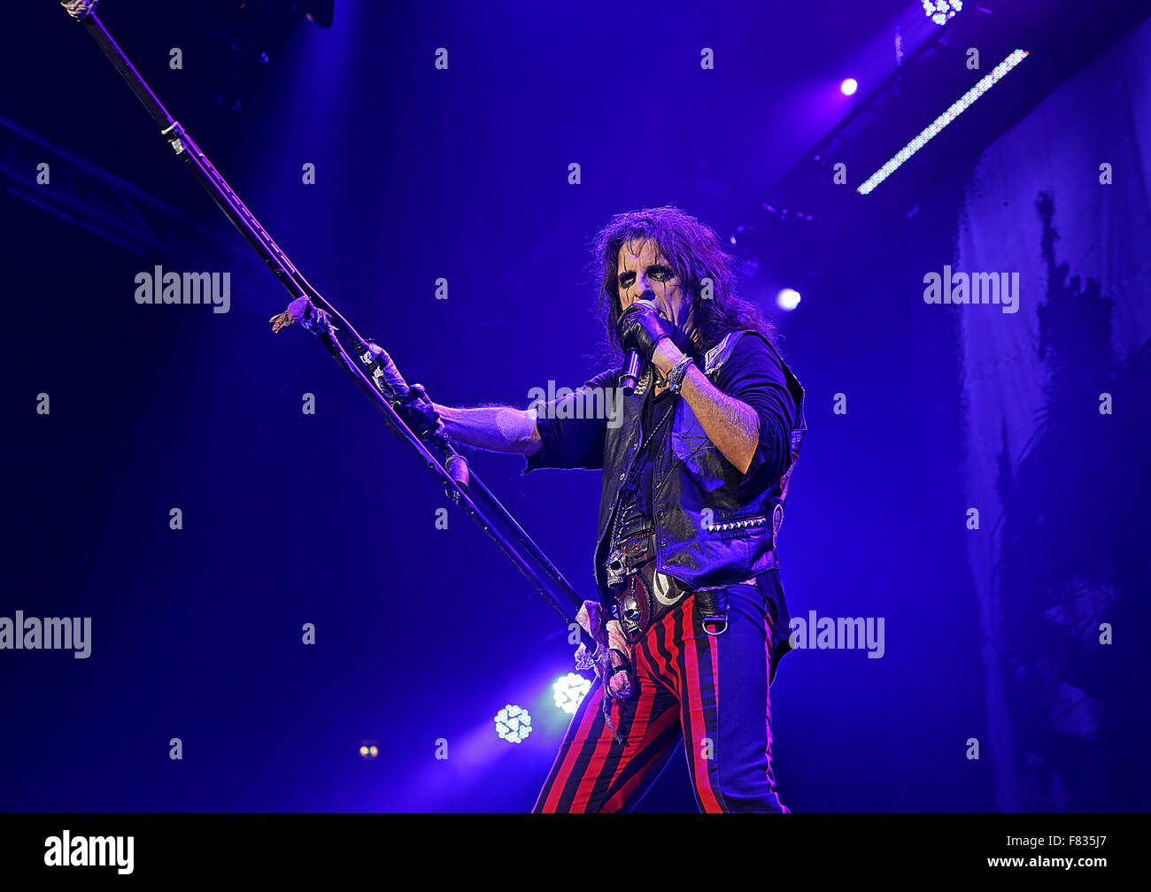 Alice Cooper performing at Manchester Arena Featuring: Alice Cooper ...