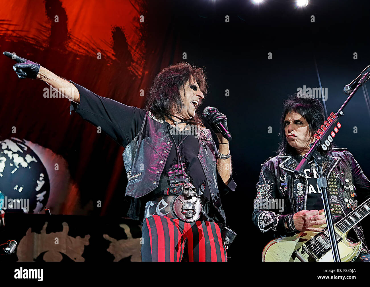 Alice Cooper performing at Manchester Arena Featuring: Alice Cooper ...