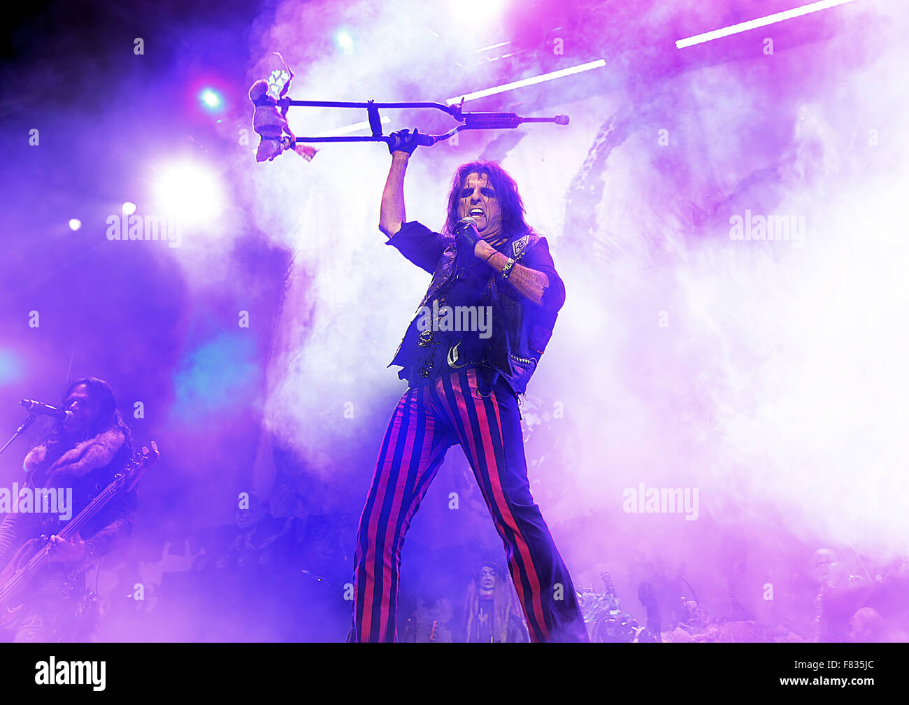 Alice Cooper performing at Manchester Arena Featuring: Alice Cooper ...