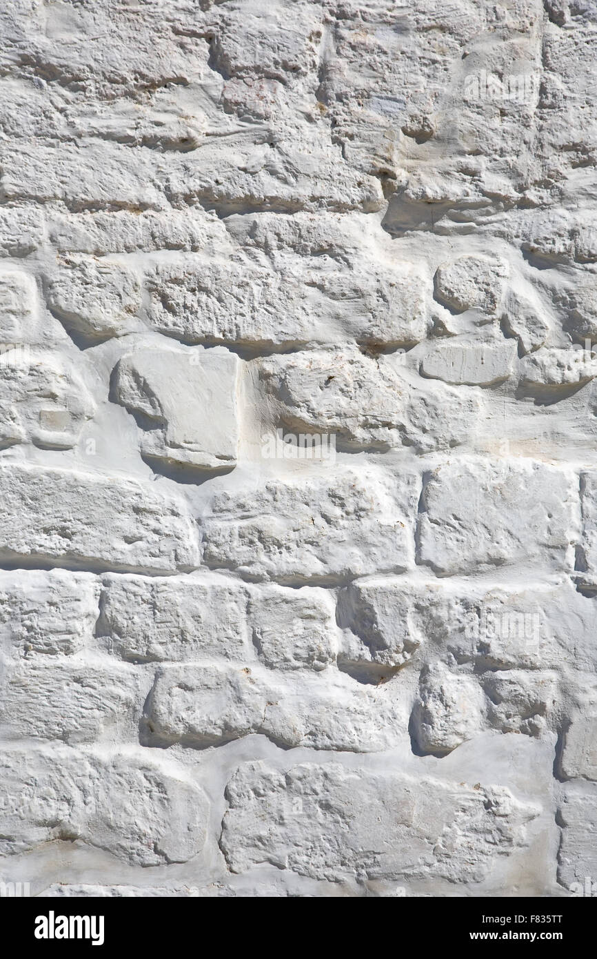 surface of vintage cobble wall at old town Stock Photo - Alamy