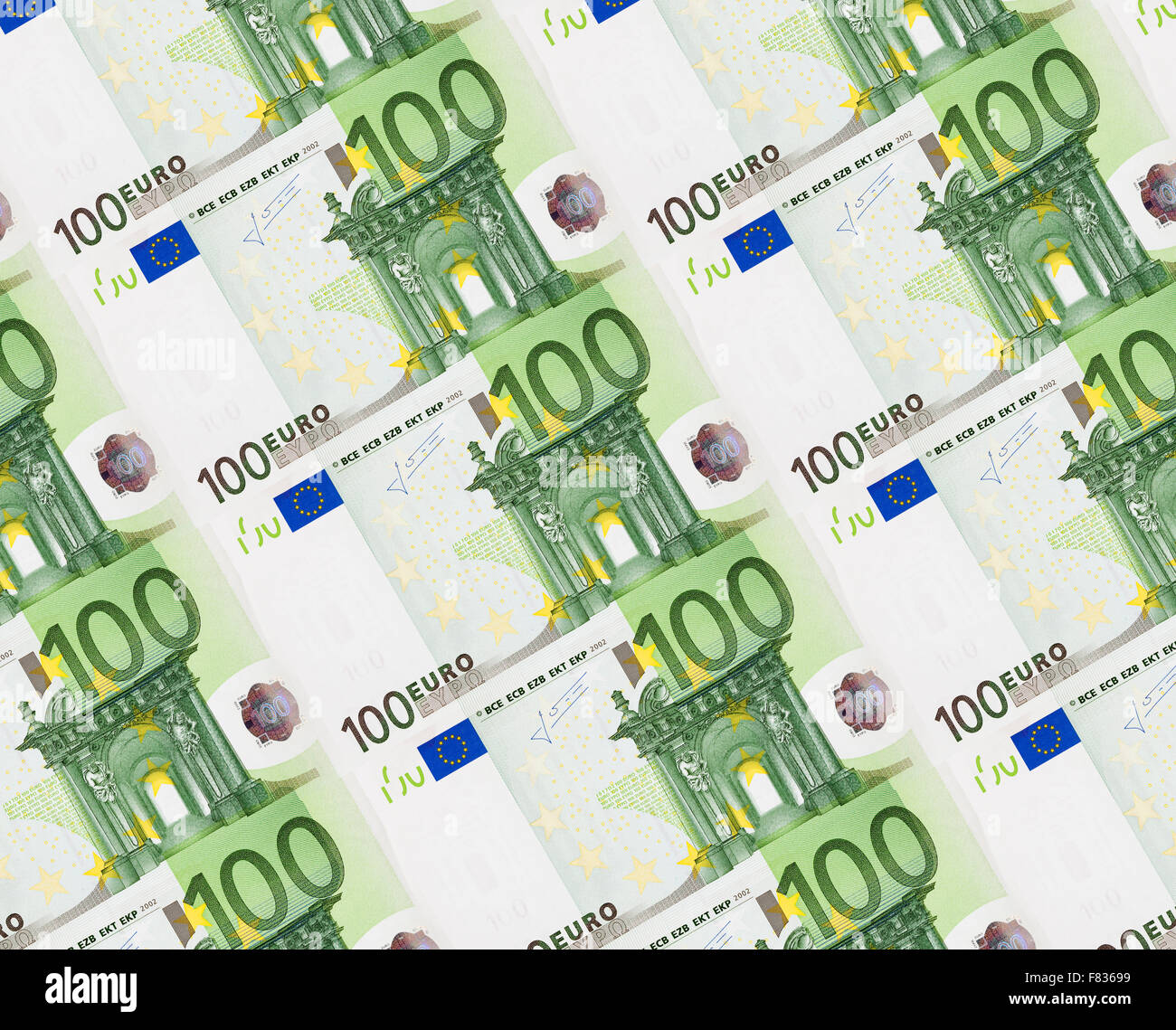 Background of one hundred euro banknotes Stock Photo - Alamy