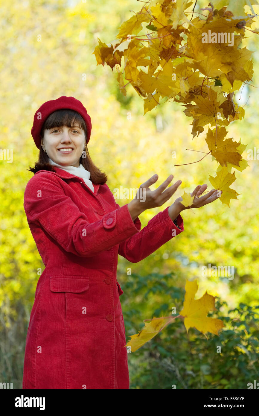 Red topcoat hi-res stock photography and images - Alamy