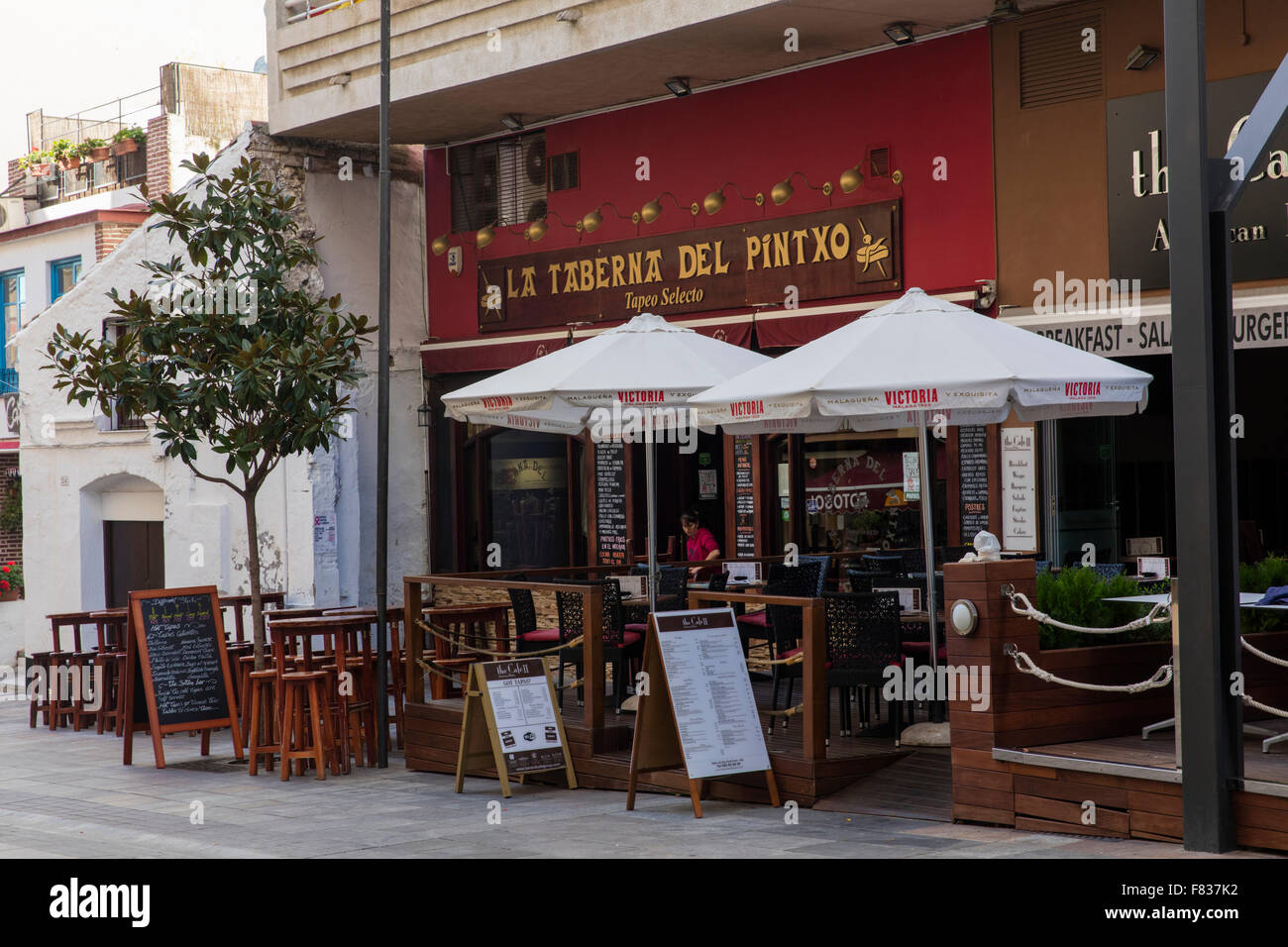 Tapas bar in Marbella Spain Stock Photo - Alamy