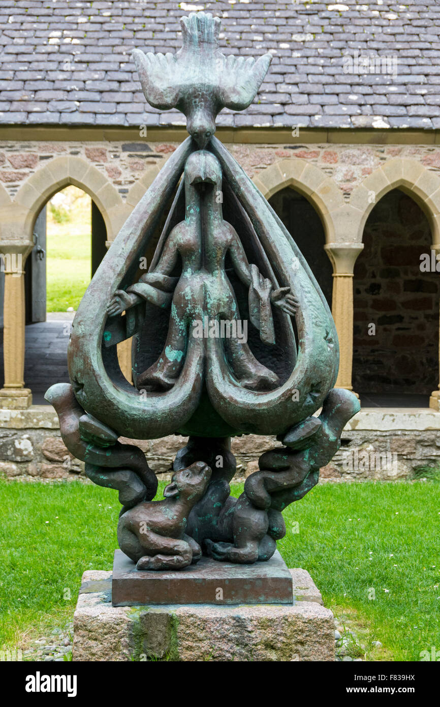 ‘Descent of the Spirit’, by Jacques Lipchitz (1959), in the Abbey ...
