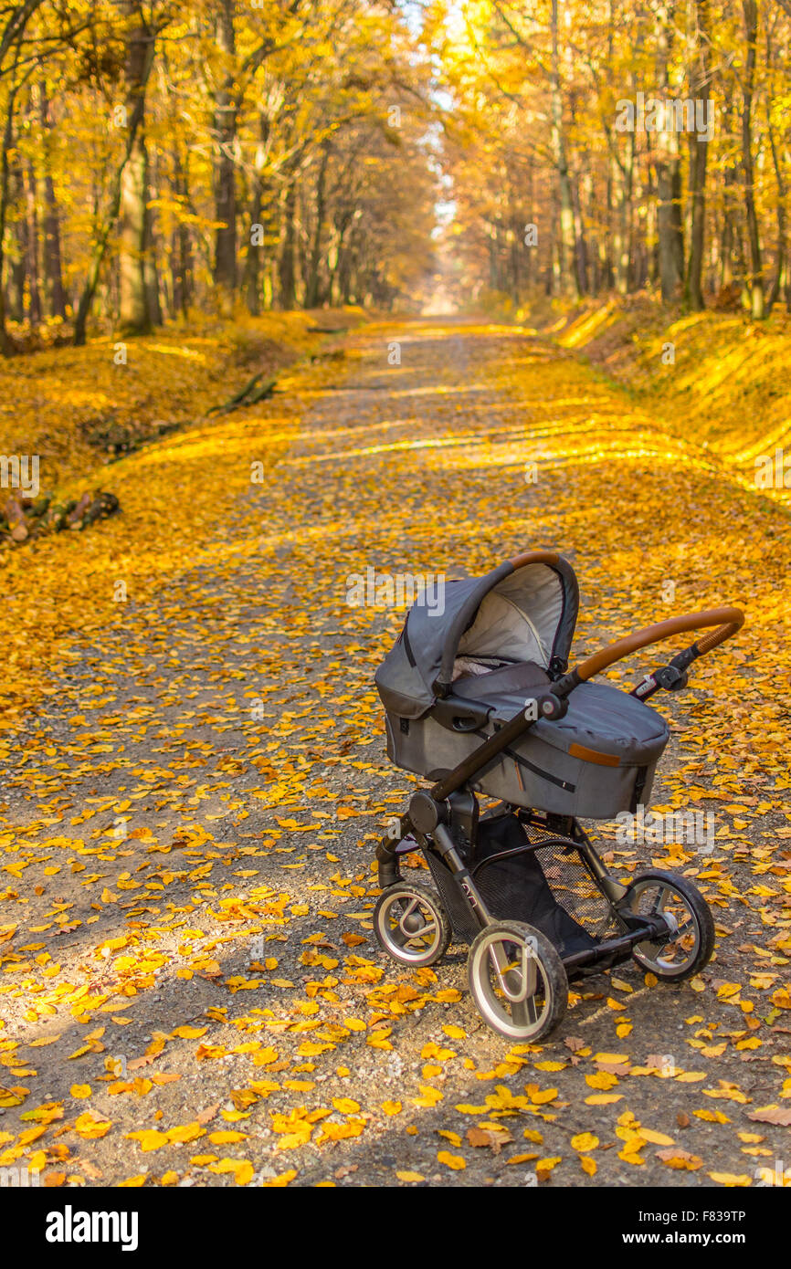Walking outside baby in stroller hi-res stock photography and images ...