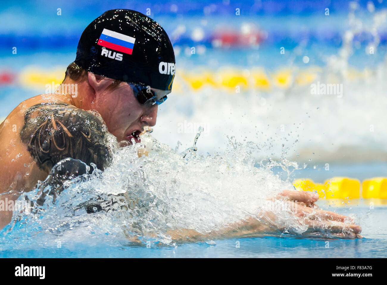 Netanya, Israel. 04th Dec, 2015. KOSTIN Oleg RUS Men's 100m ...
