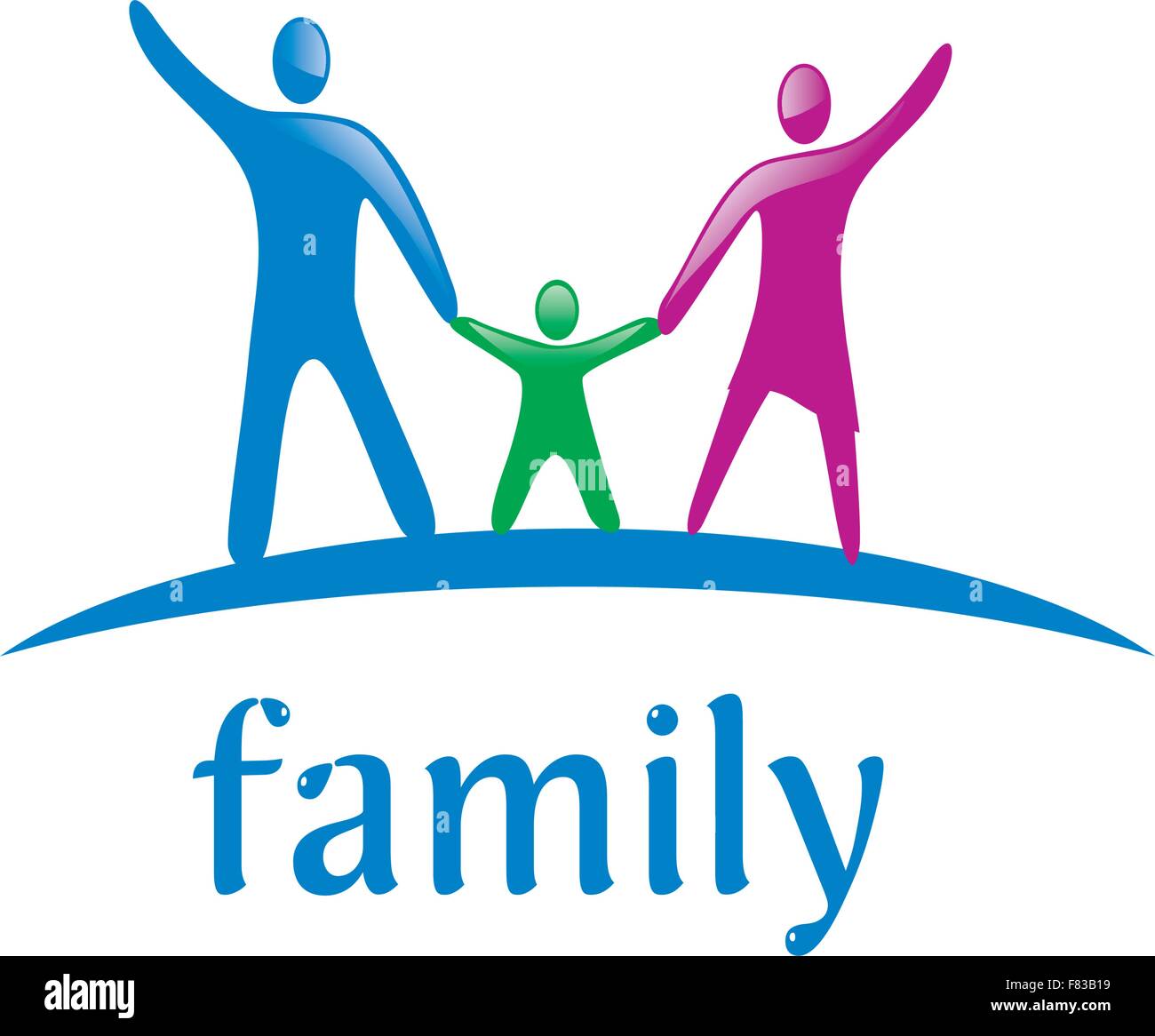 vector logo family Stock Vector Image & Art - Alamy