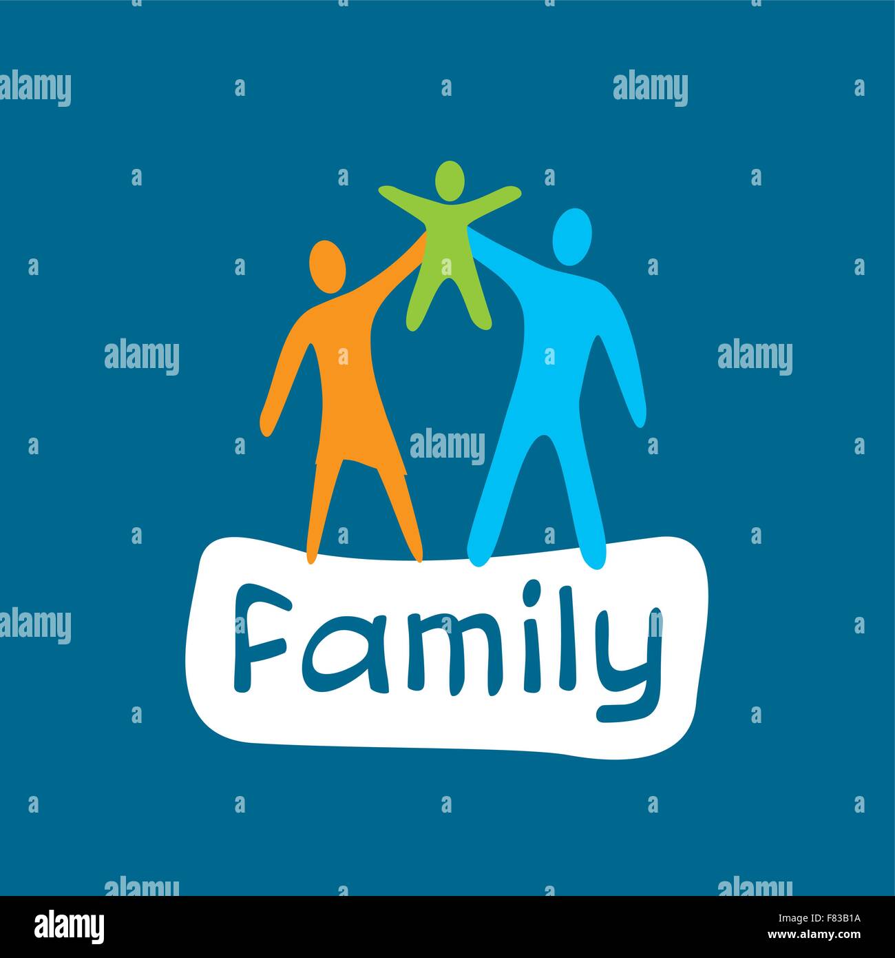 vector logo family Stock Vector Image & Art - Alamy