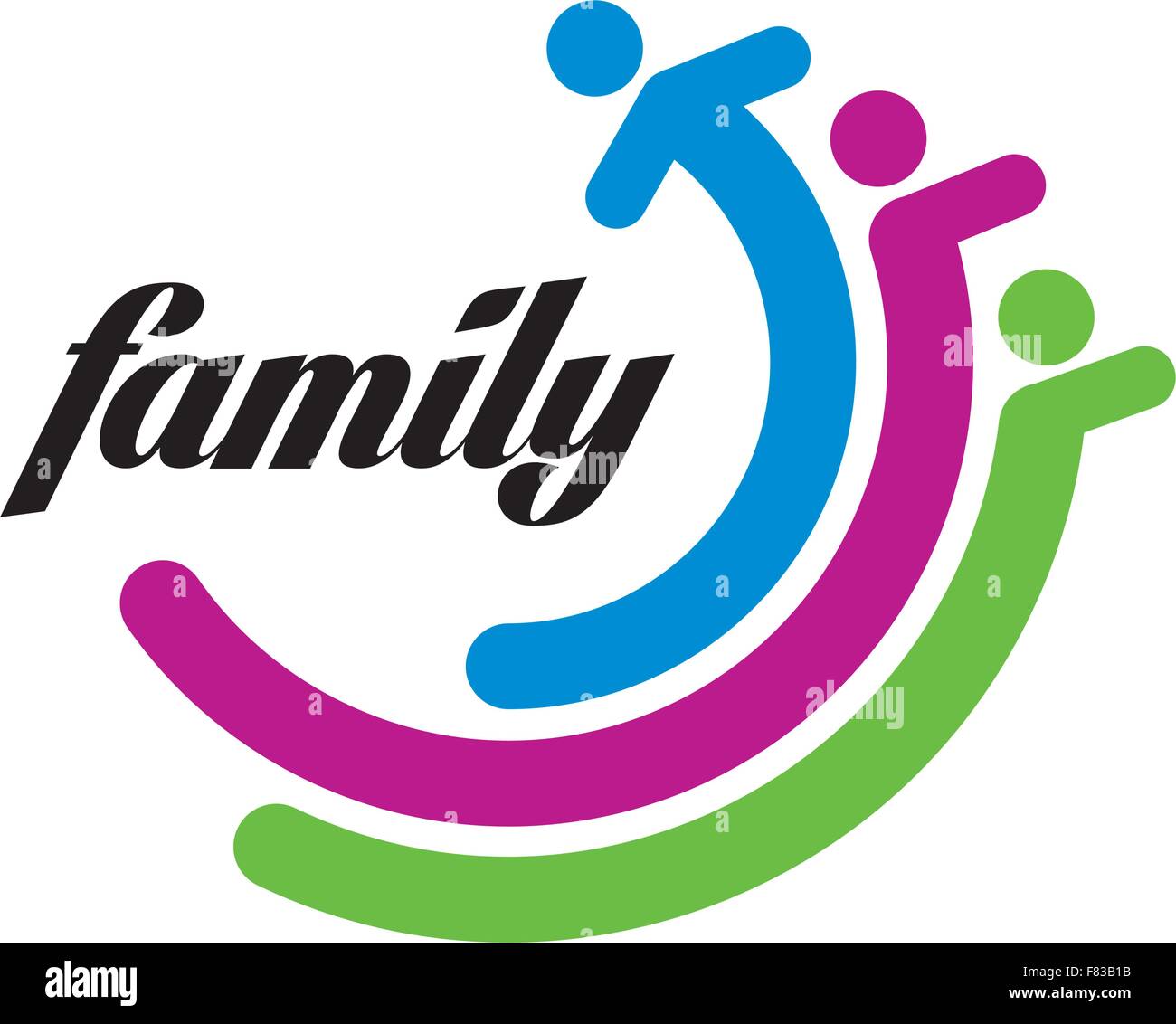 Father daughter cooperation Stock Vector Images - Alamy