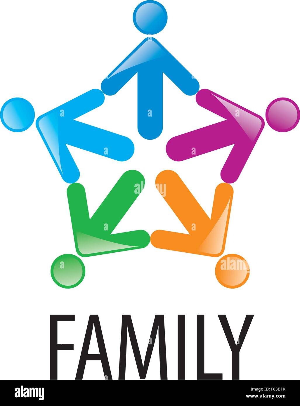 vector logo family Stock Vector Image & Art - Alamy