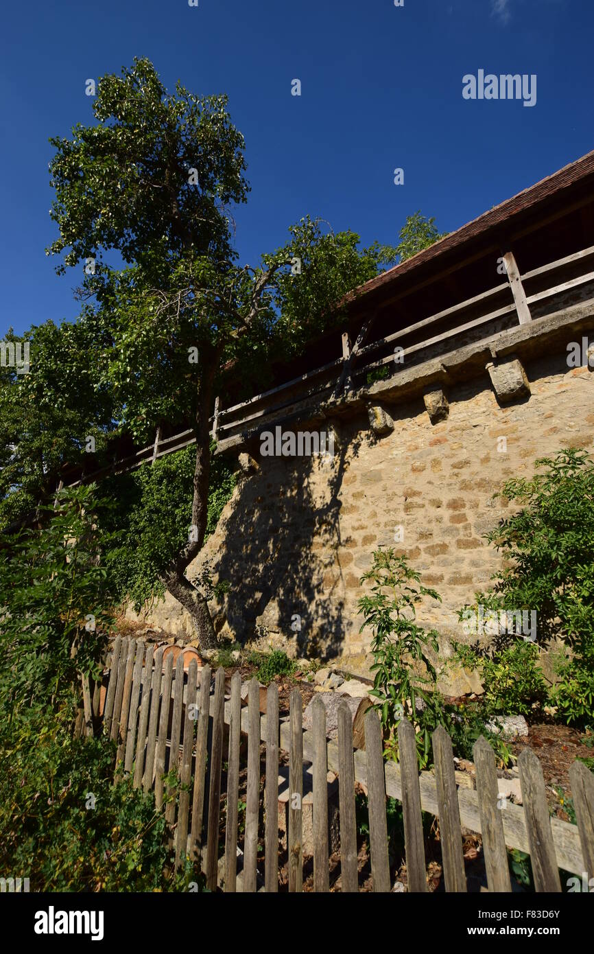 Medieval town wall in Europe Stock Photo - Alamy
