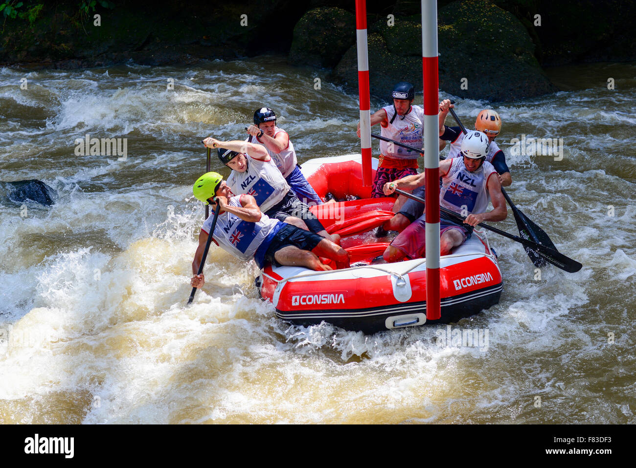 Citarik River, West Java, Indonesia. December 5, 2015. New Zealand open ...