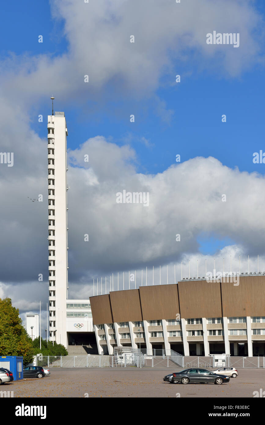 Helsinki Stadium was completed on 12 June 1938. Stadium Tower is 72 ...