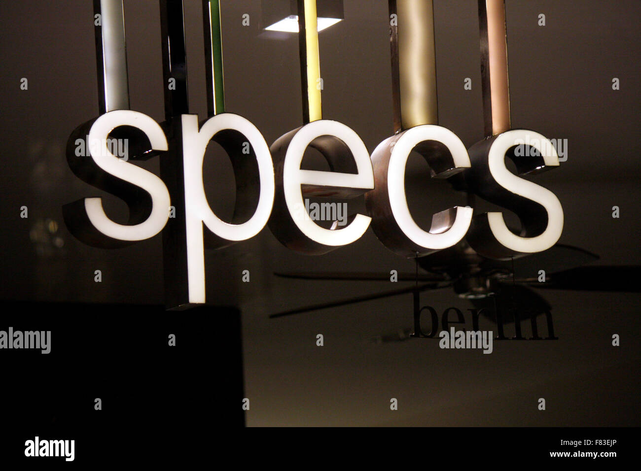 Markenname: "Specs", Berlin Stock Photo - Alamy