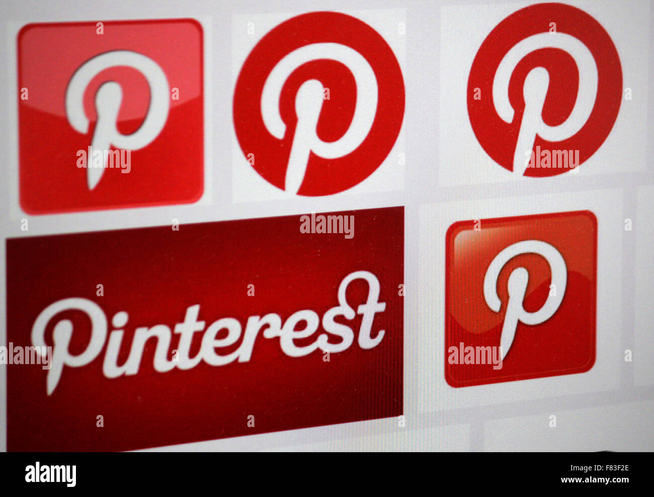 Pinterest logo hi-res stock photography and images - Alamy