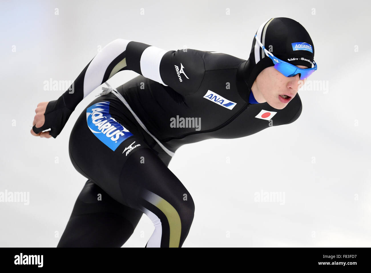Inzell, Germany. 5th Dec, 2015. Japan's Shane Williamson in action ...