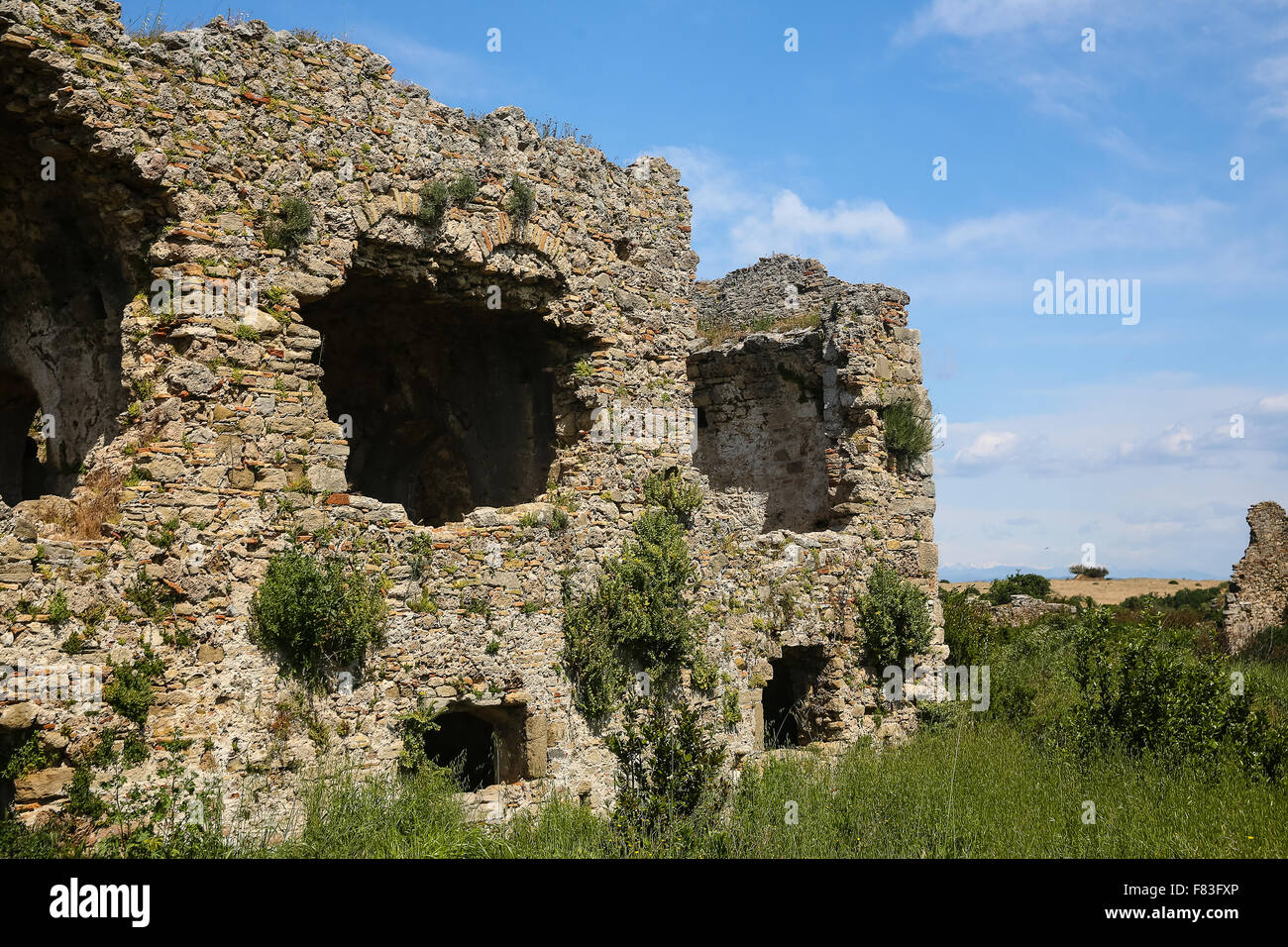 Ancient Side ruins in Turkey Kemer Antalya Stock Photo - Alamy