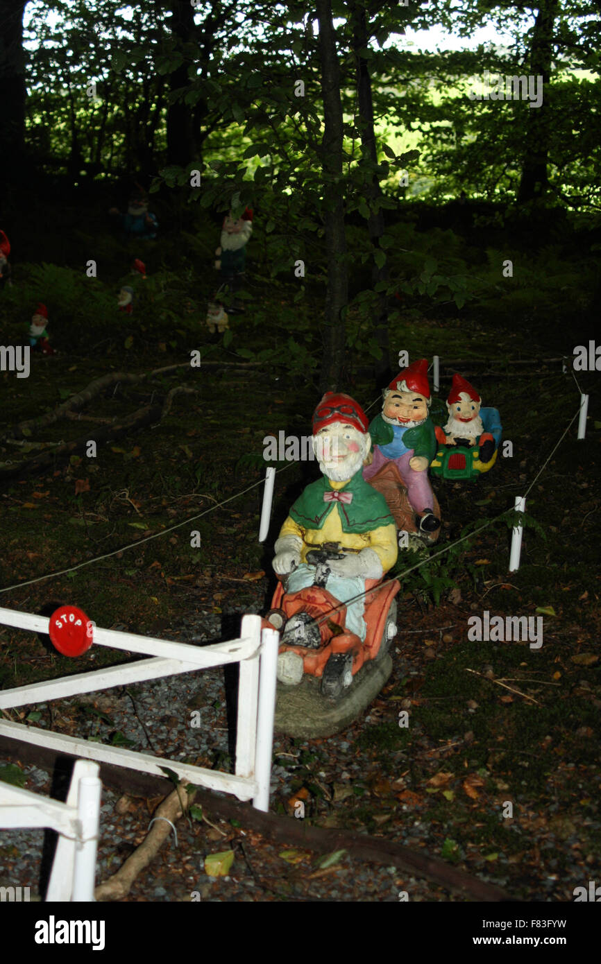Gnome reserve and wildflower garden West Putford near Bradworthy North ...