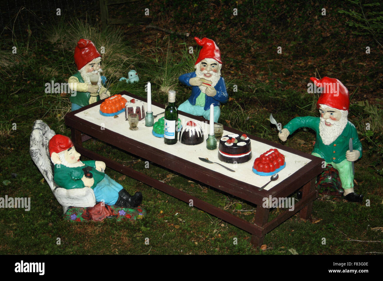 Gnome reserve and wildflower garden West Putford near Bradworthy North ...