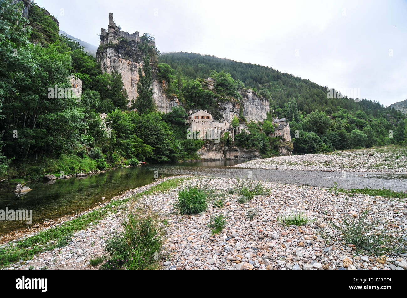 The surrounding rivers Le Jonte and Le Tarne within one of the most ...