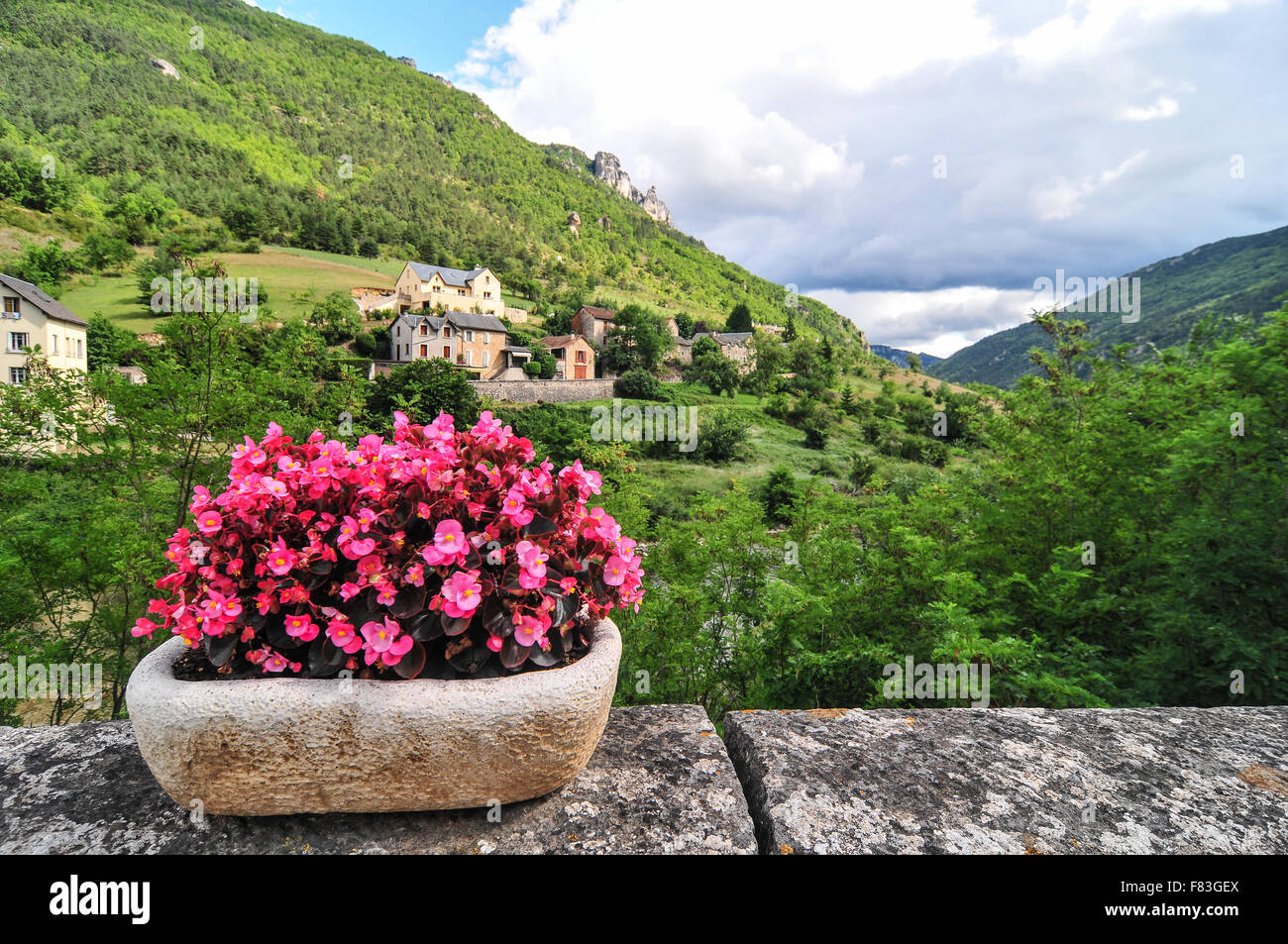The surrounding rivers Le Jonte and Le Tarne within one of the most ...