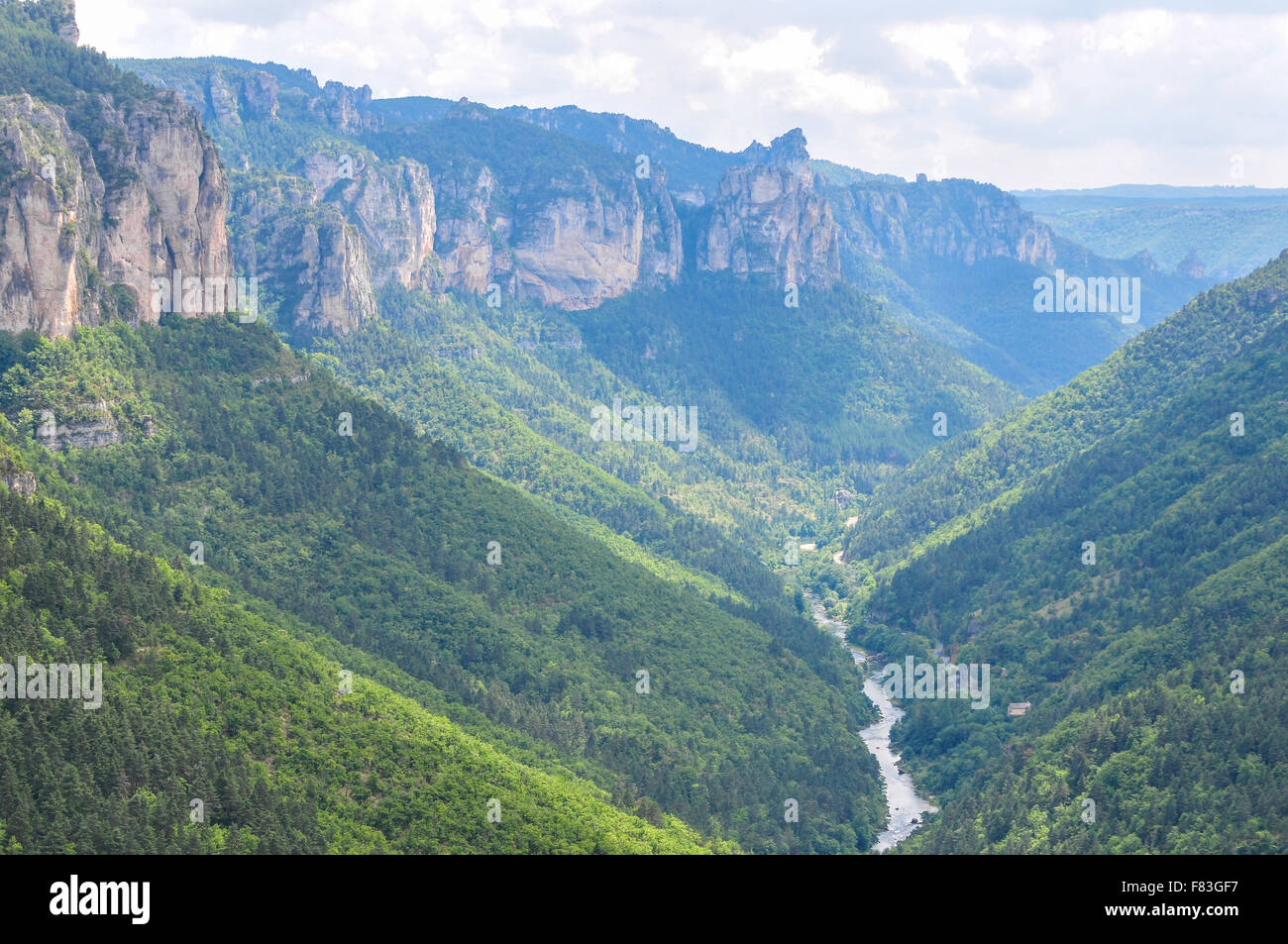The surrounding rivers Le Jonte and Le Tarne within one of the most ...