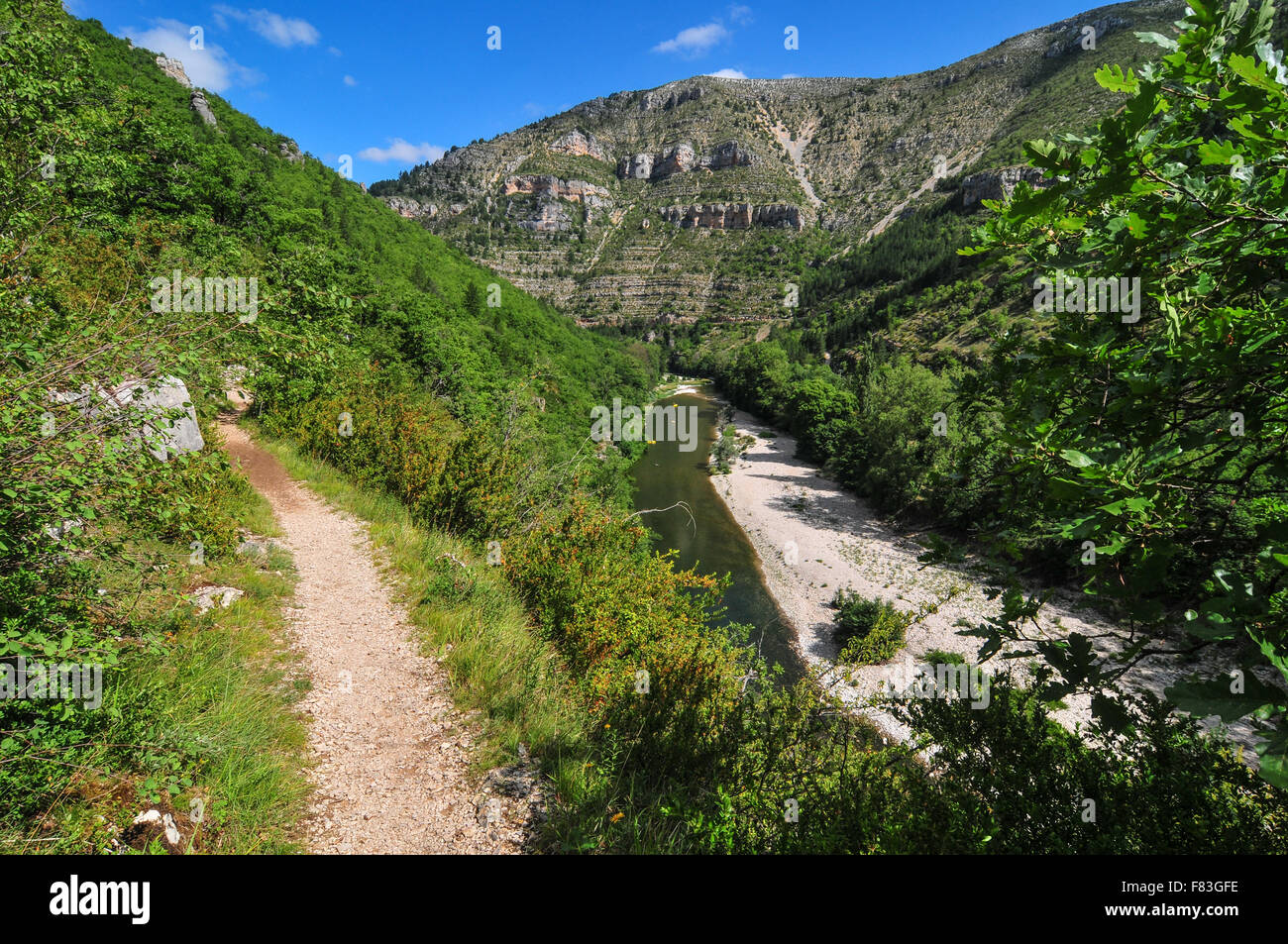 The surrounding rivers Le Jonte and Le Tarne within one of the most ...