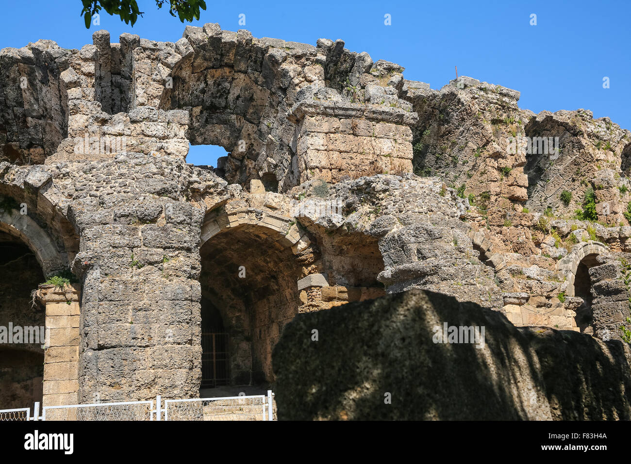 Ancient Side ruins in Turkey Kemer Antalya Stock Photo - Alamy