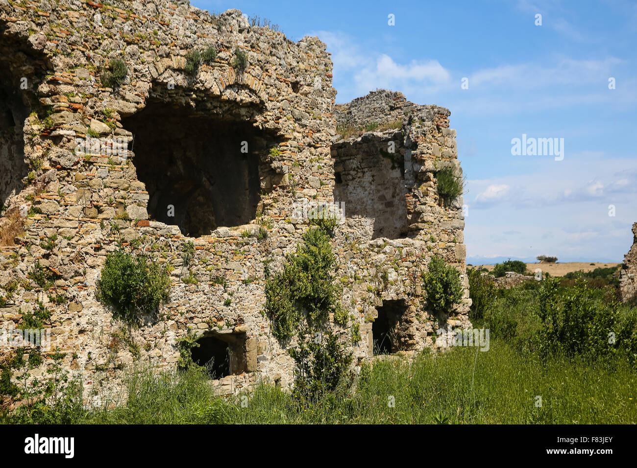 Ancient Side ruins in Turkey Kemer Antalya Stock Photo - Alamy