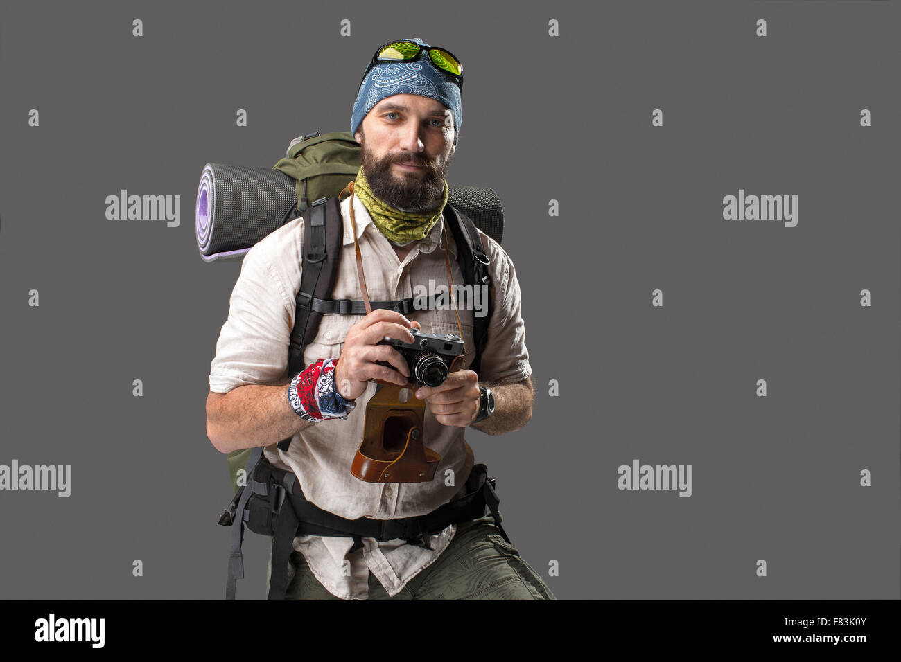 tourist with camera Stock Photo - Alamy