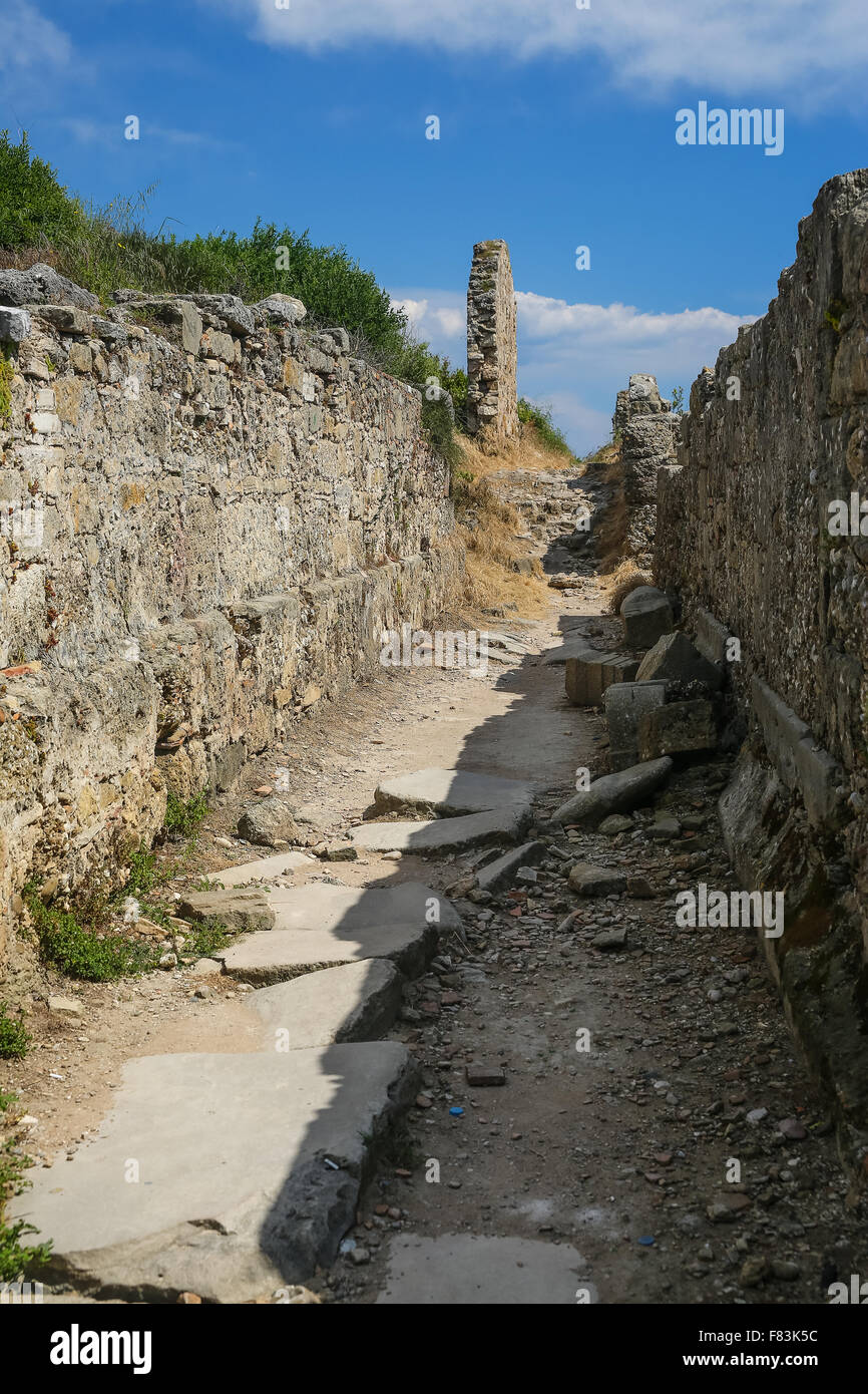 Ancient Side ruins in Turkey Kemer Antalya Stock Photo - Alamy
