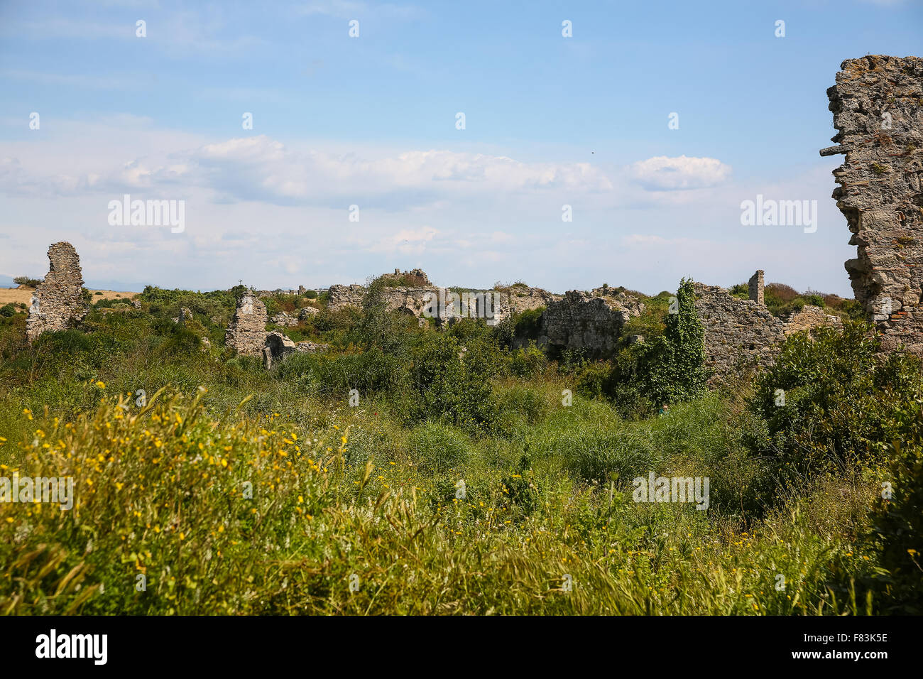 Ancient Side ruins in Turkey Kemer Antalya Stock Photo - Alamy