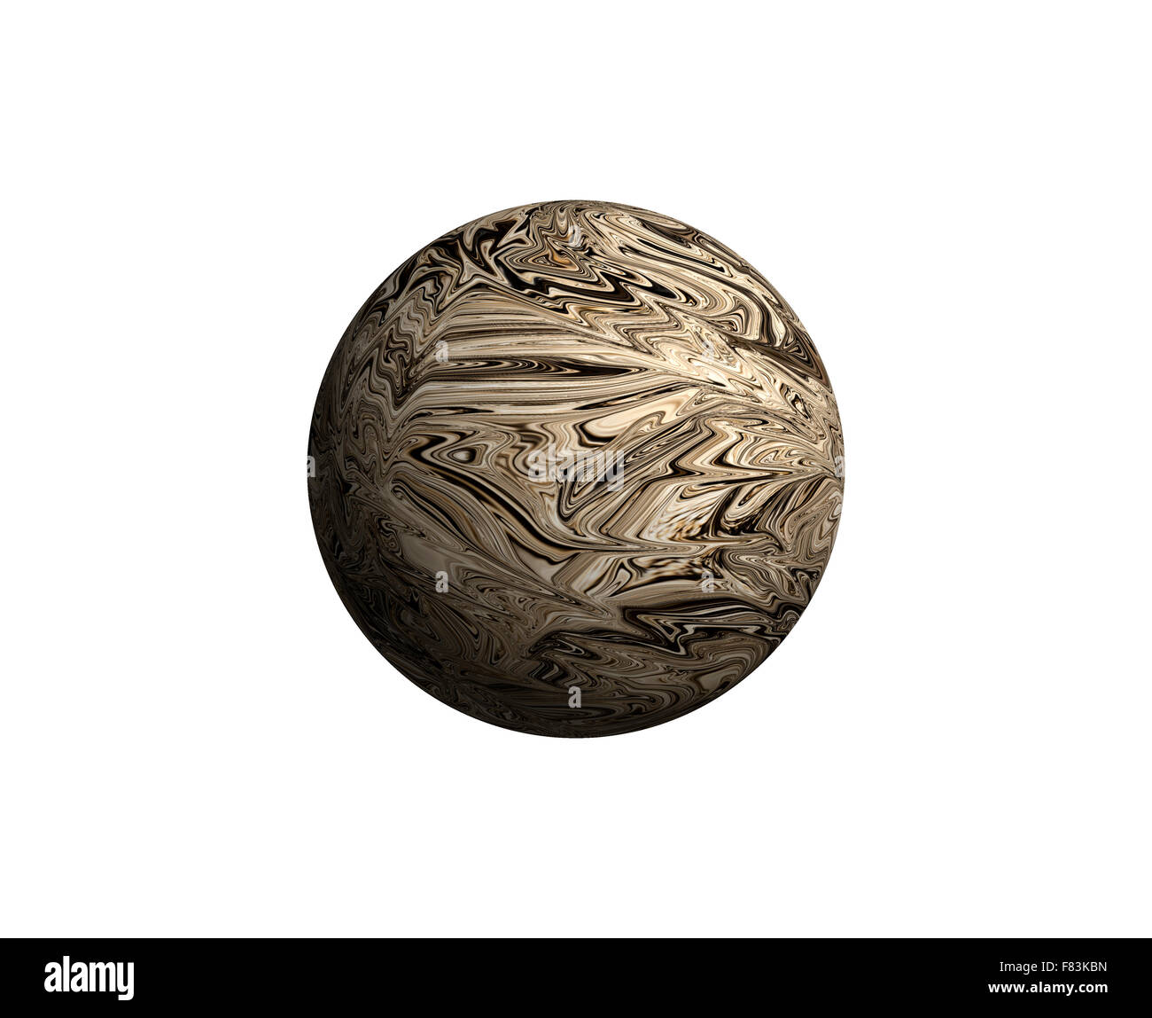 Illustration of a alien planet isolated on a white background Stock ...