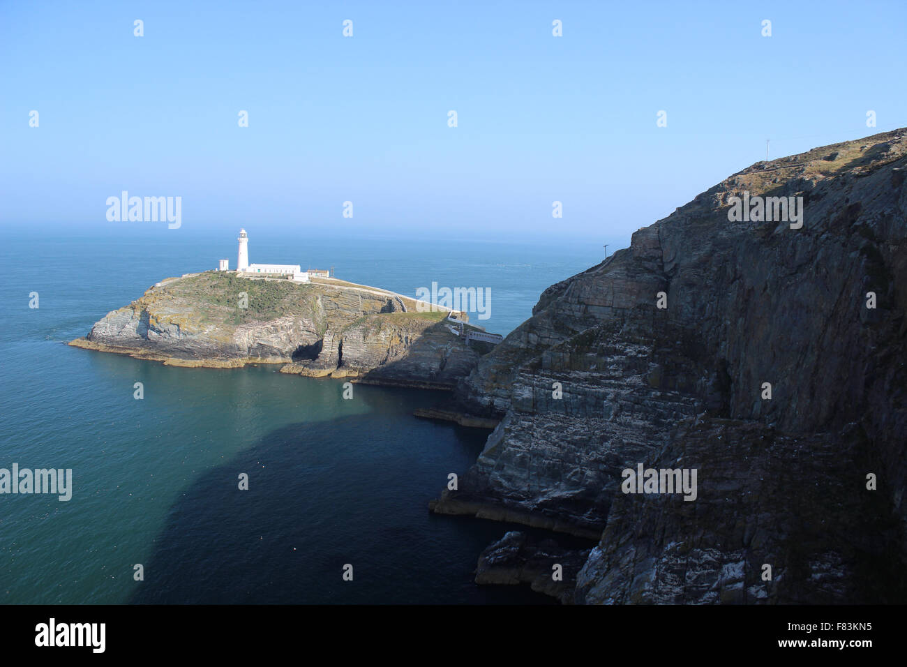 South Stack Lighthouse Anglesey North Wales Stock Photo - Alamy