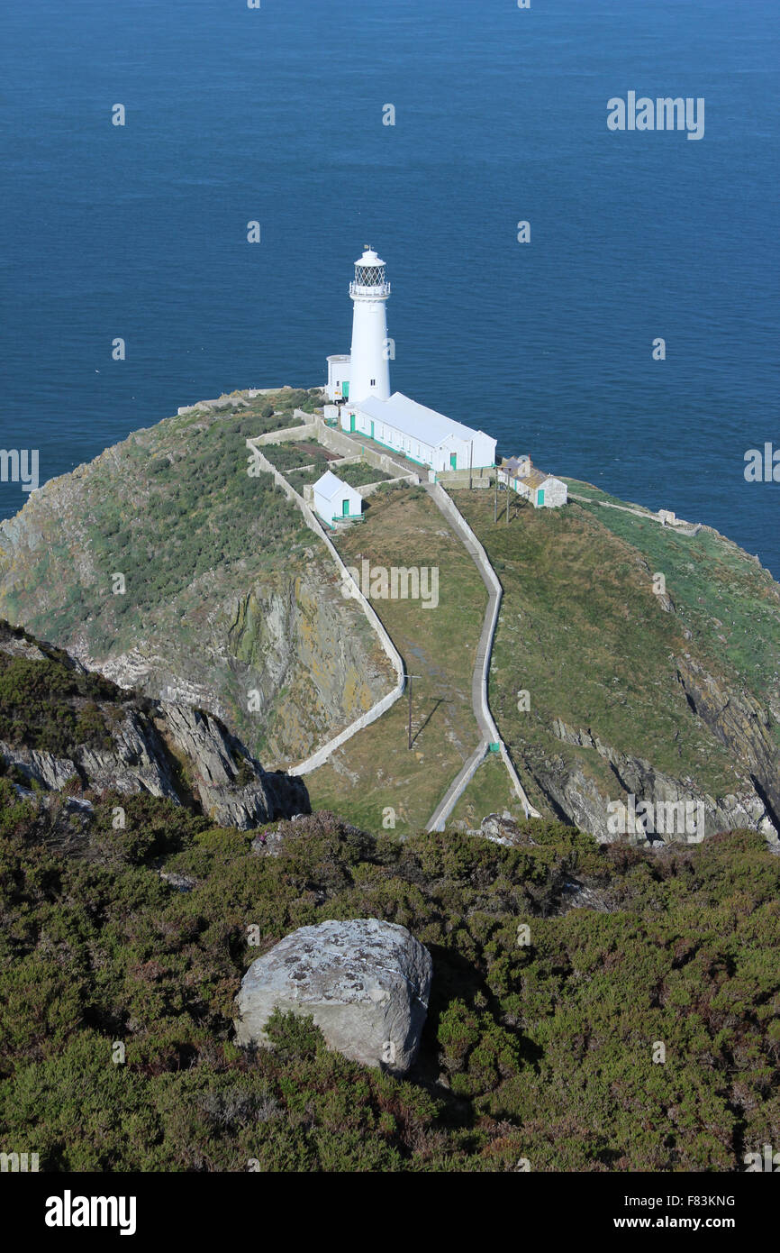 South Stack Lighthouse Anglesey North Wales Stock Photo - Alamy