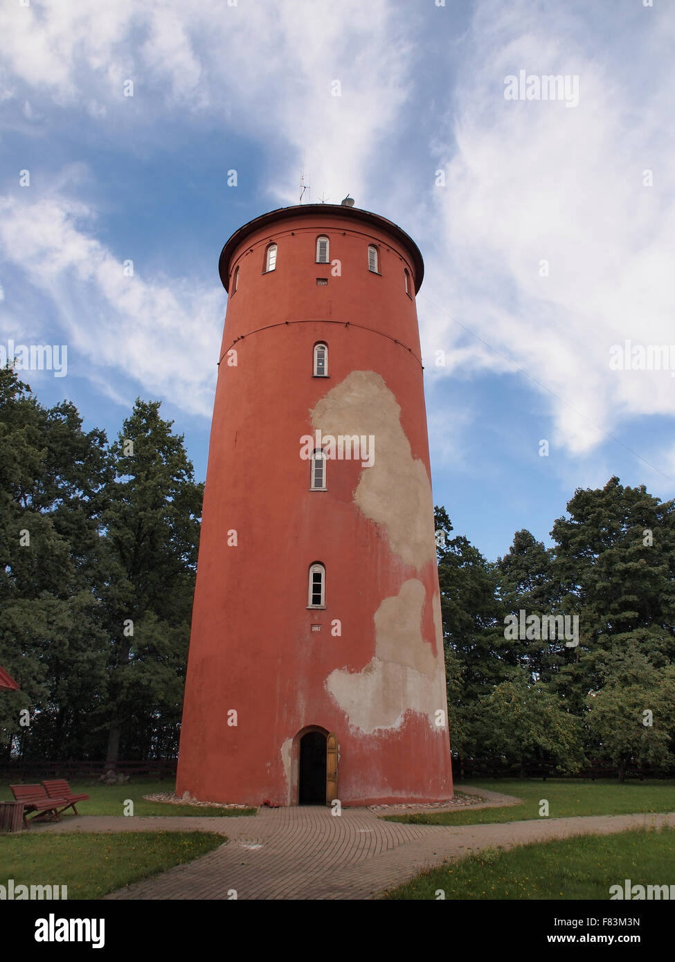 Slītere lighthouse in Slītere National Park in Latvia, currently ...