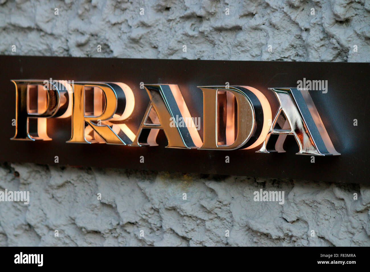 Prada logo hi-res stock photography and images - Alamy