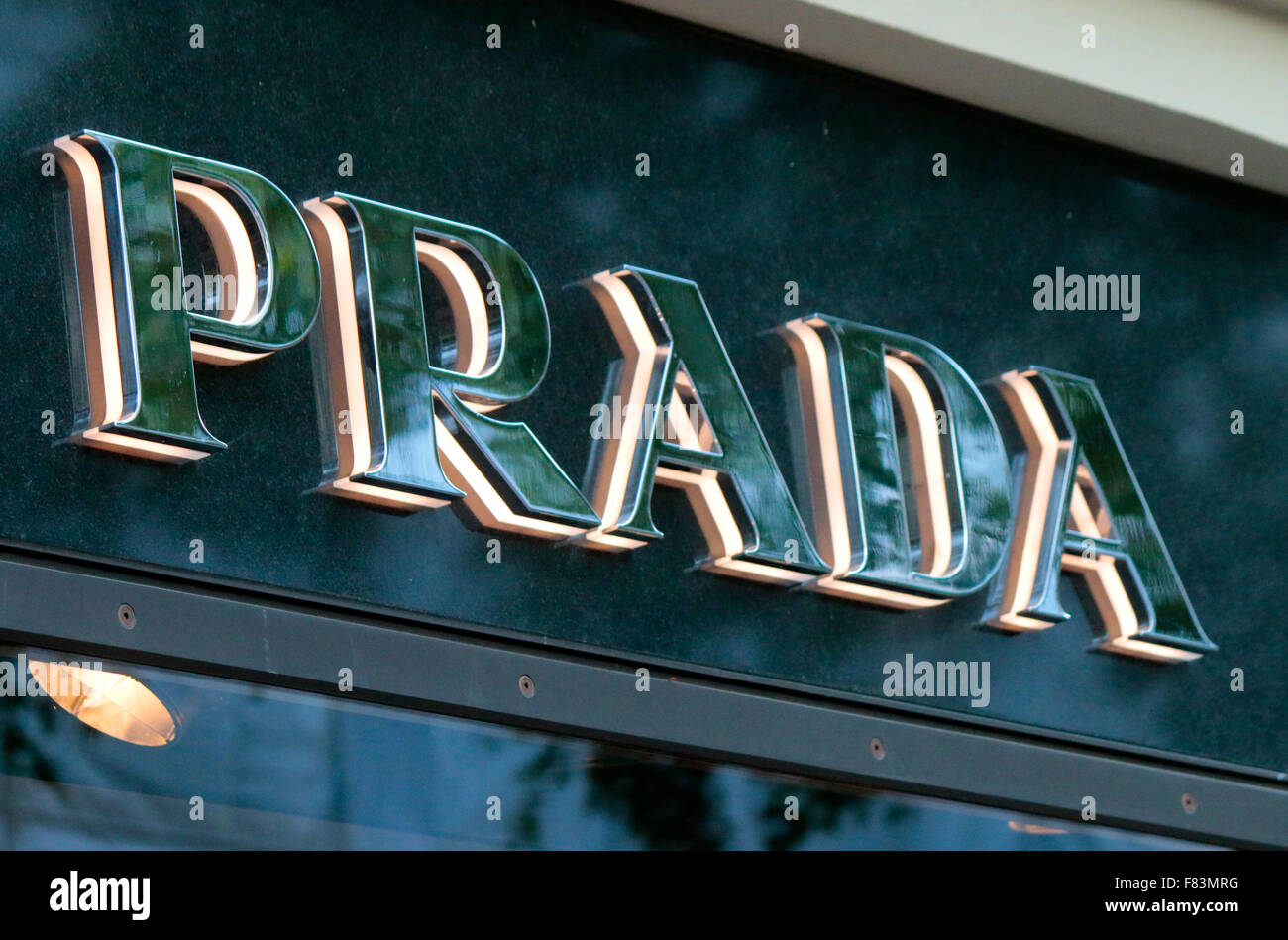 Prada logo hi-res stock photography and images - Alamy