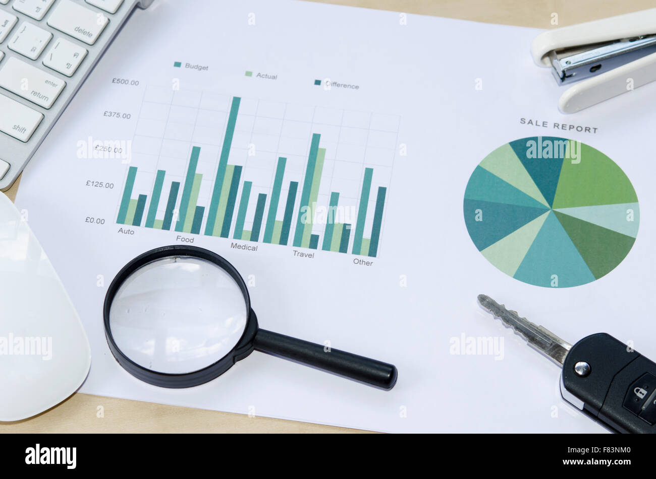 Business finance, accounting, statistics and analytic research concept ...