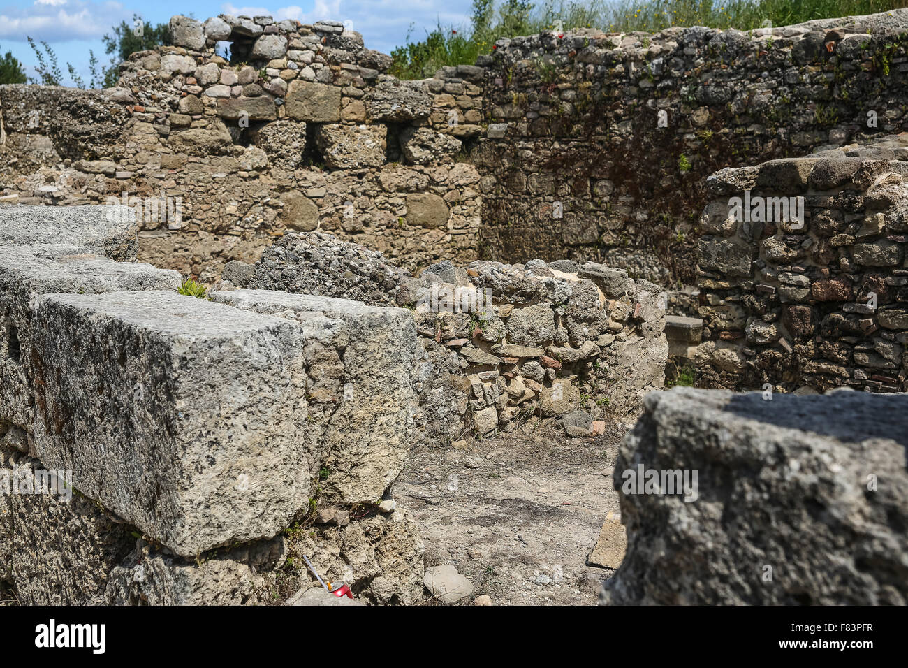Ancient Side ruins in Turkey Kemer Antalya Stock Photo - Alamy